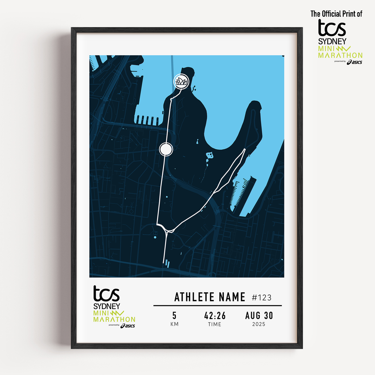 TCS Sydney Mini Marathon Print - Official 2025 | Mark Your Moment