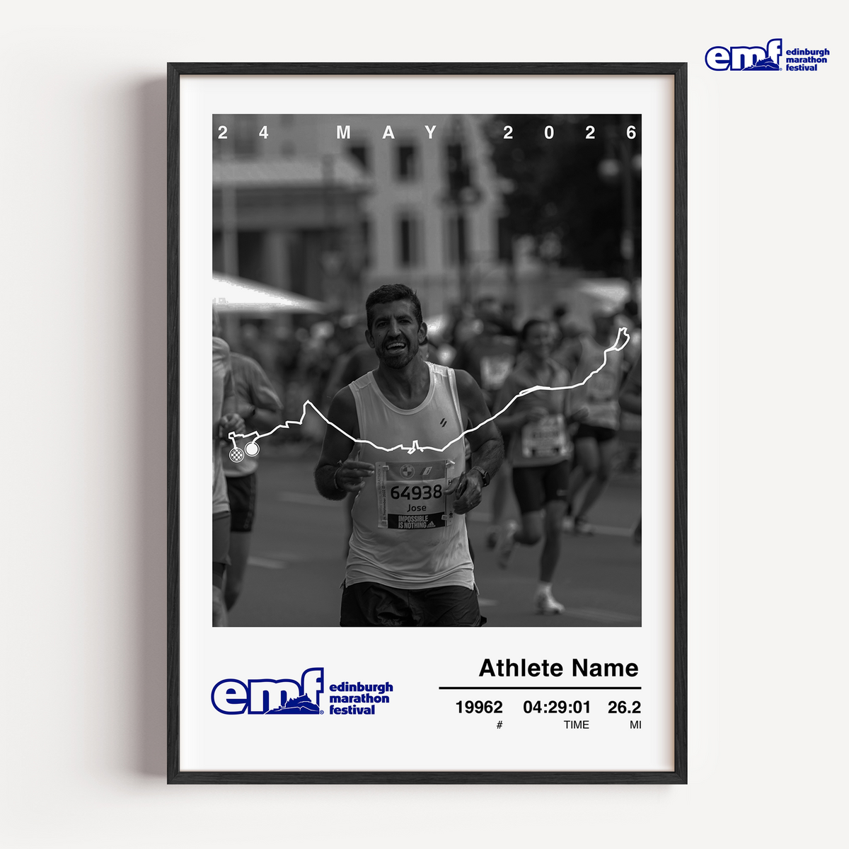 Edinburgh Marathon Festival 2026 Photo Print | Mark Your Moment