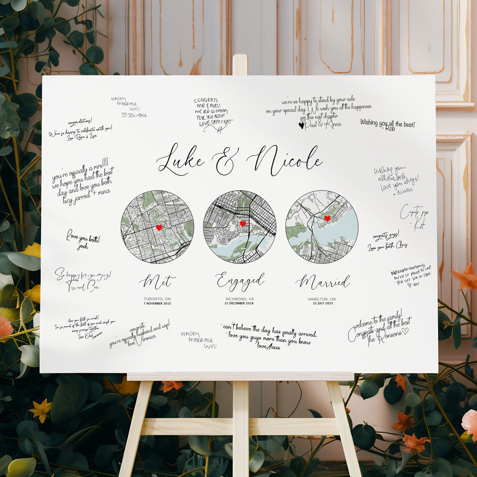 Our Story Wedding Guest Book | Mark Your Moment